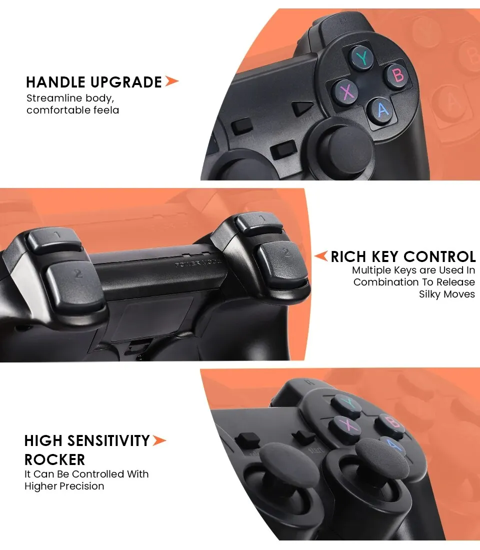 X2 Plus 256G 50000 Game GD10 Pro 4K Game Stick 3D HD Retro Video Game ...